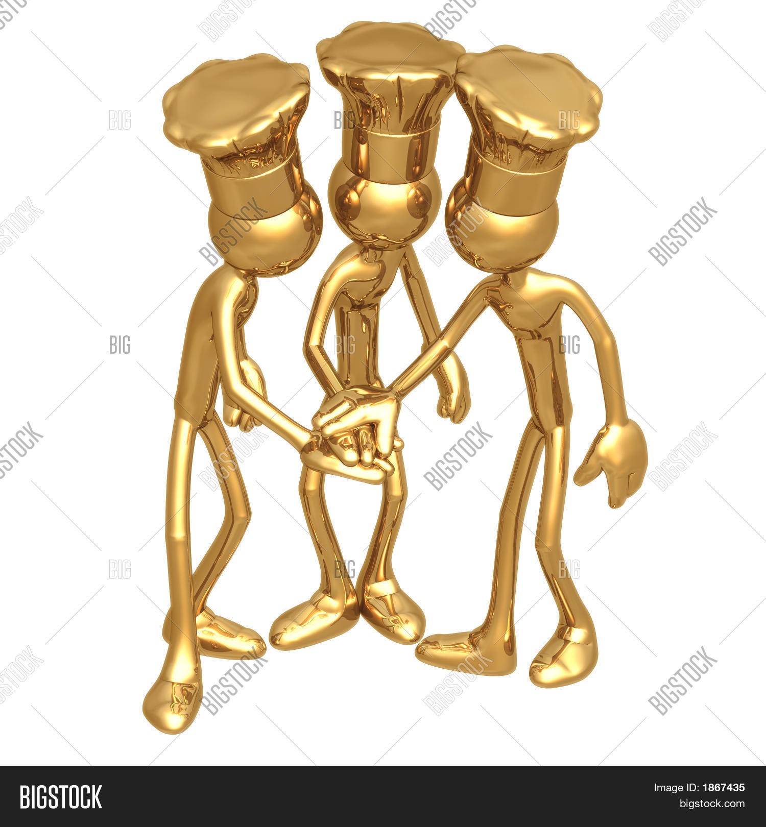 Teamwork Golden Chef Image & Photo (Free Trial) | Bigstock