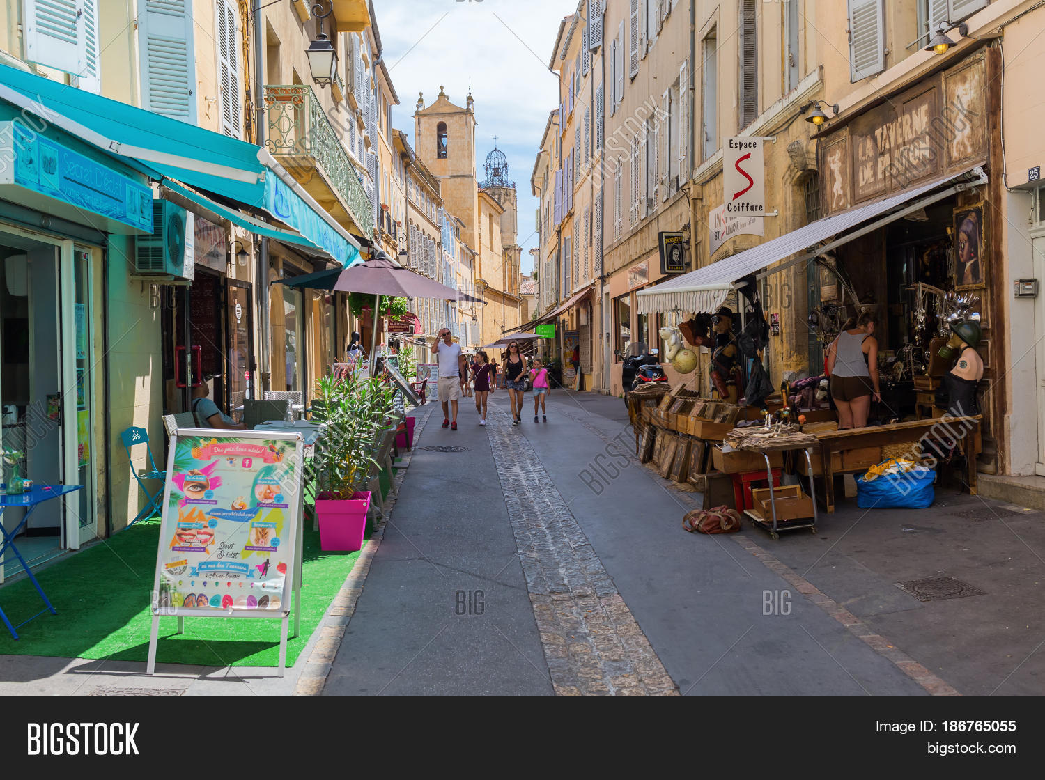 Street Old Town Aix-en Image & Photo (Free Trial) | Bigstock