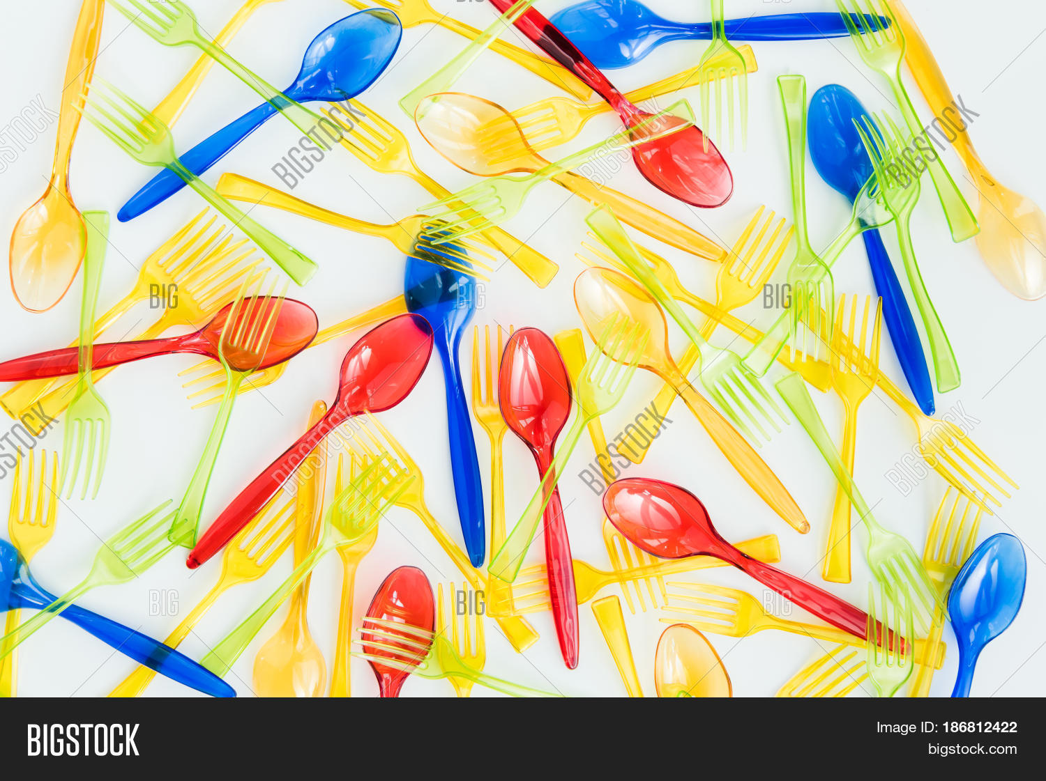 Top View Set Spoons Image & Photo (Free Trial) | Bigstock