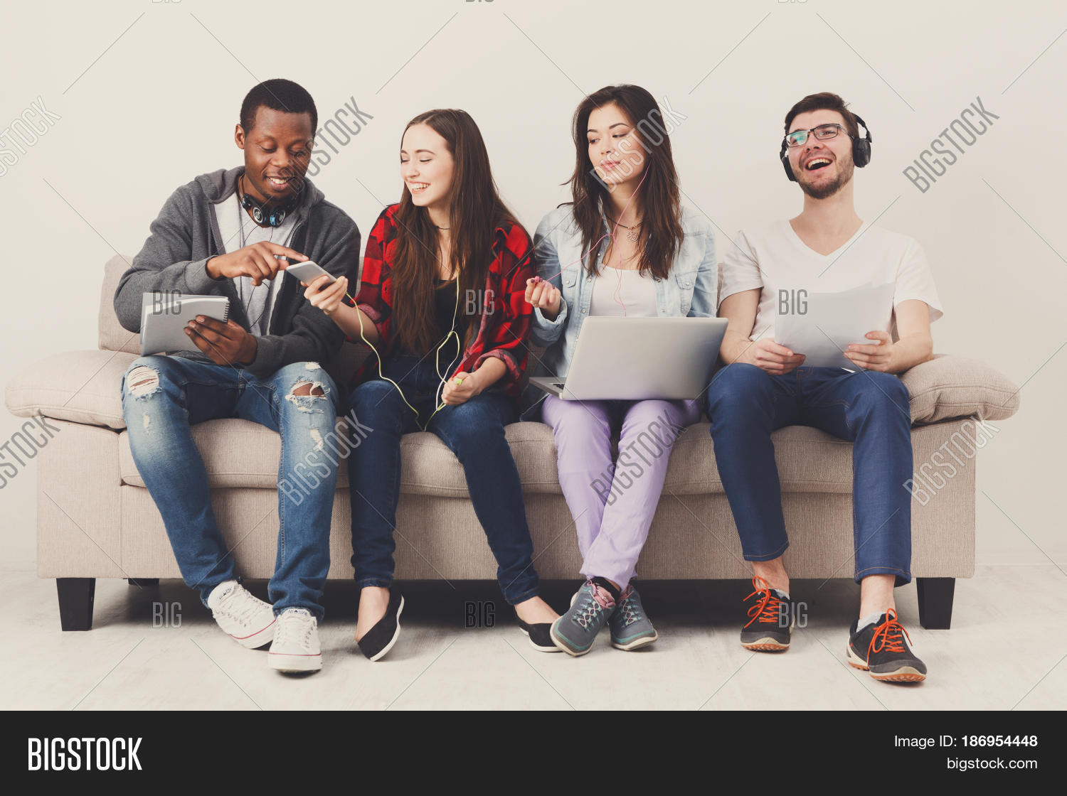 Friends Devices. Image & Photo (Free Trial) | Bigstock