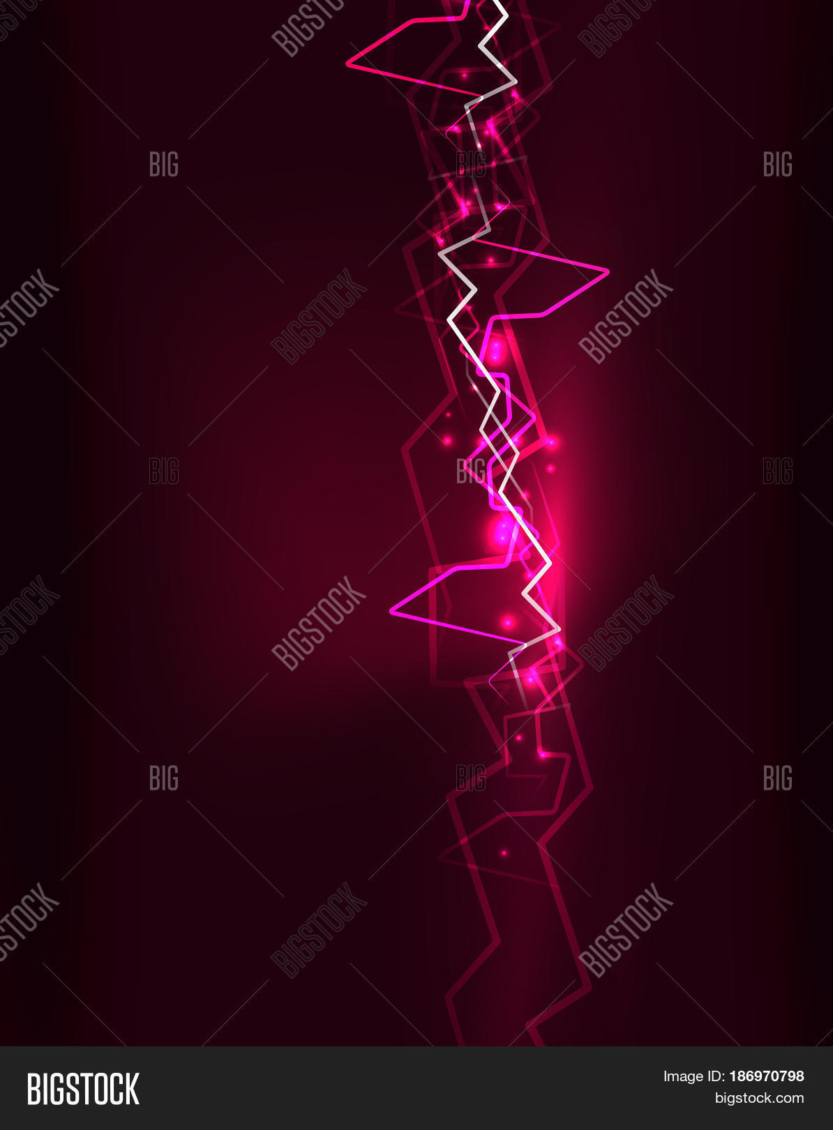 Neon Purple Lightning Image & Photo (Free Trial) | Bigstock