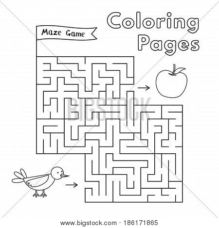 Cartoon Bird Maze Vector & Photo (Free Trial) | Bigstock