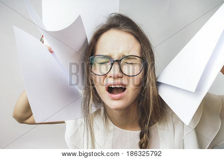 Woman Panic Attack, Image & Photo (Free Trial) | Bigstock