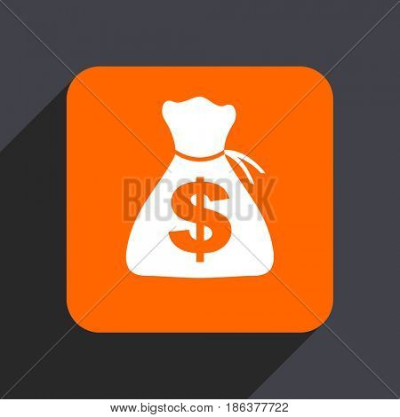 Money Orange Flat Image & Photo (Free Trial) | Bigstock