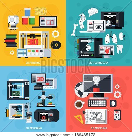 3D Printing 2x2 Vector & Photo (Free Trial) | Bigstock