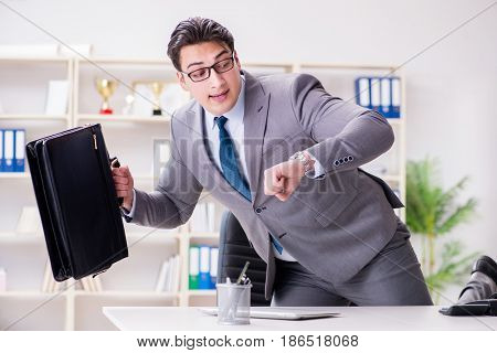 Businessman Rushing Image & Photo (Free Trial) | Bigstock