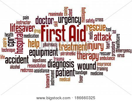 First Aid, Word Cloud Image & Photo (Free Trial) | Bigstock