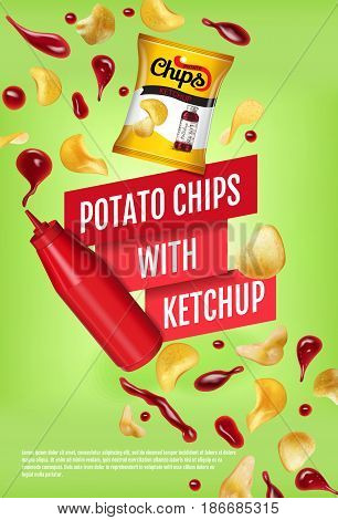 Potato Chips Ads. Vector & Photo (Free Trial) | Bigstock