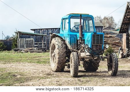 Old Tractor Front View Image & Photo (Free Trial) | Bigstock