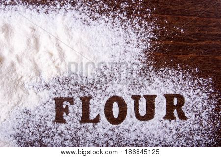 Word Flour Written On Image & Photo (Free Trial) | Bigstock