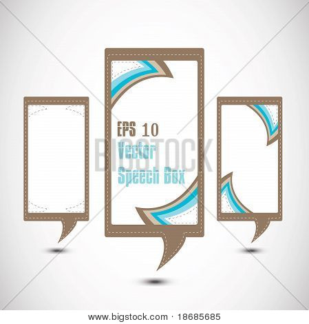 Abstract Speech Box Vector & Photo (Free Trial) | Bigstock