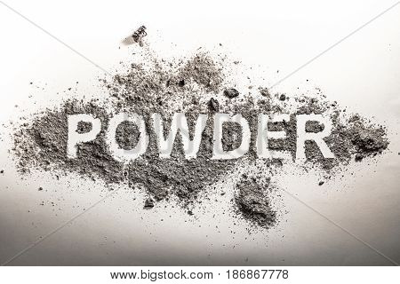 Word Powder Written Image & Photo (Free Trial) | Bigstock