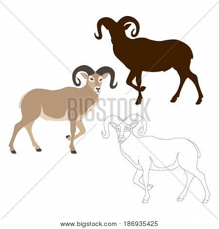 Ram Sheep Vector Vector & Photo (Free Trial) | Bigstock