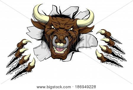 Mean Looking Bull Vector & Photo (Free Trial) | Bigstock
