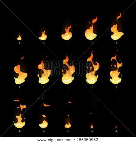 Ignition Fading Fire Vector & Photo (Free Trial) | Bigstock