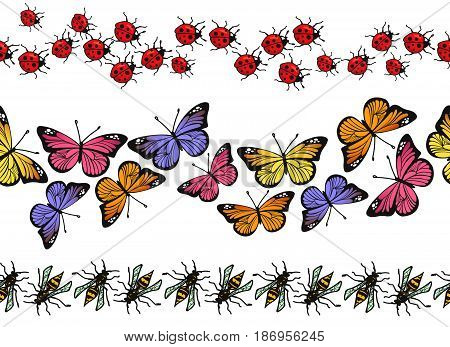 Seamless Insect Vector & Photo (Free Trial) | Bigstock