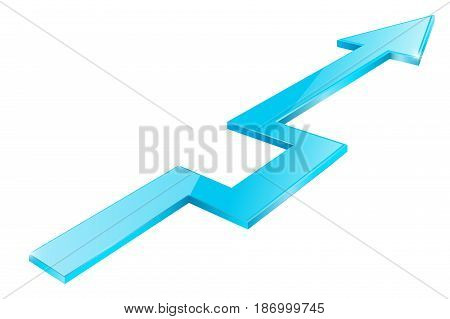 Blue Arrow. Vector Vector & Photo (Free Trial) | Bigstock