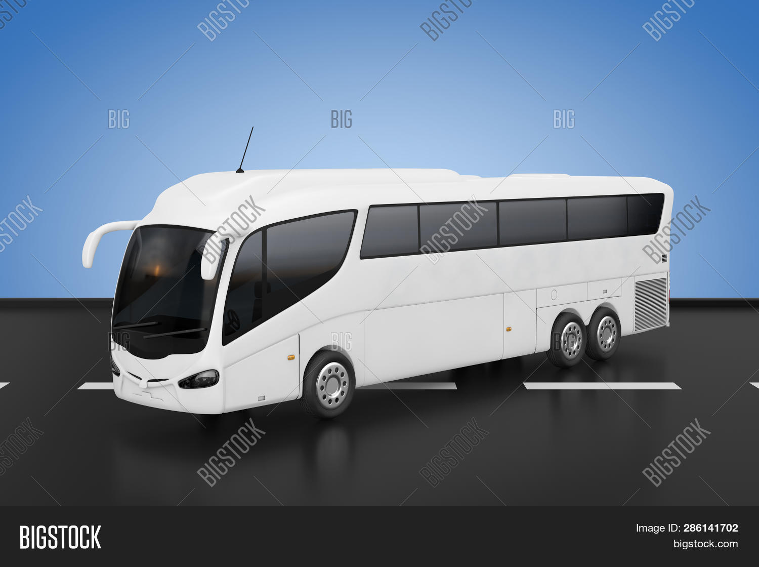 Big White Coach Tour Image & Photo (Free Trial) | Bigstock