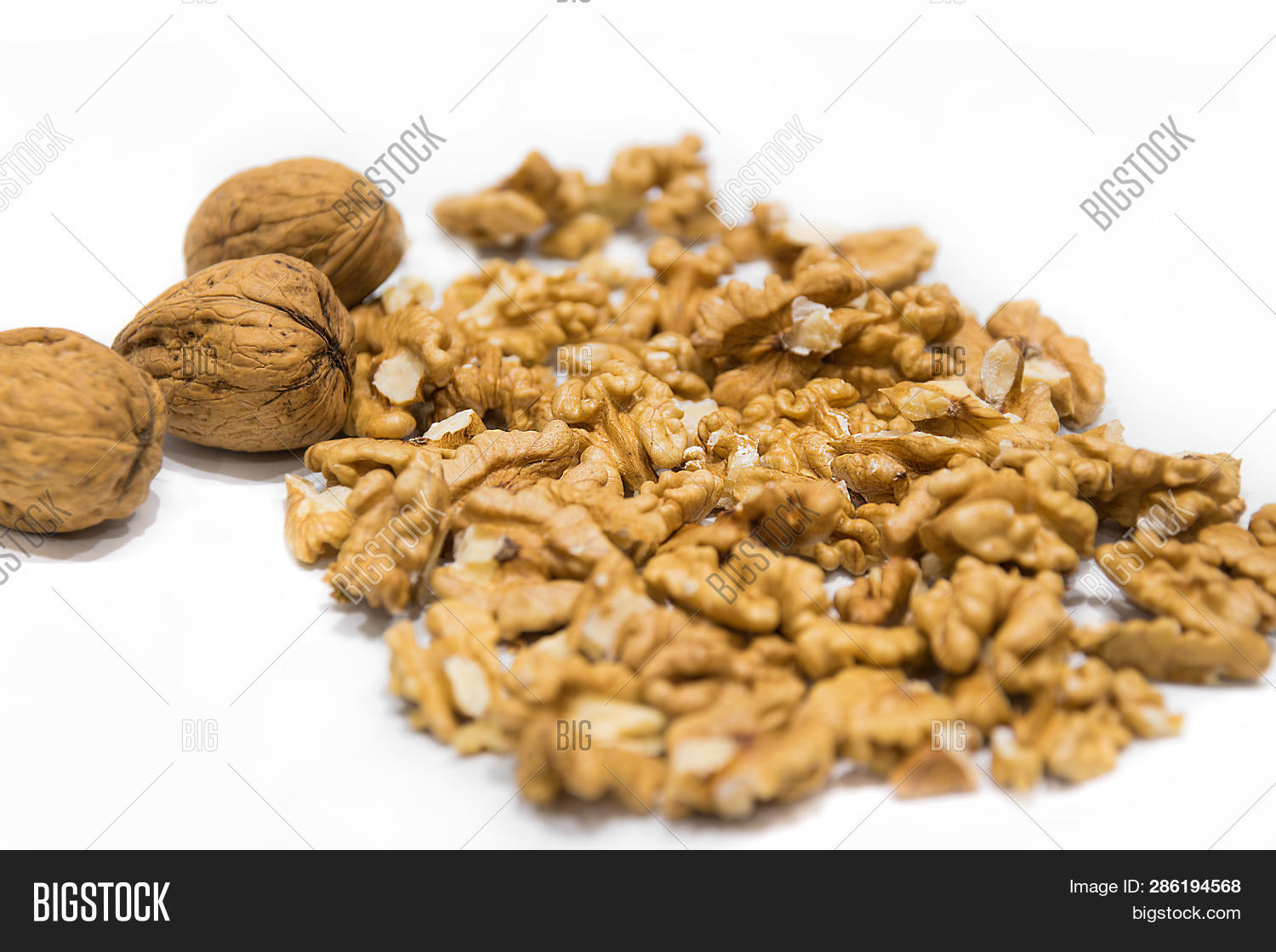 Walnut Kernels Whole Image & Photo (Free Trial) | Bigstock