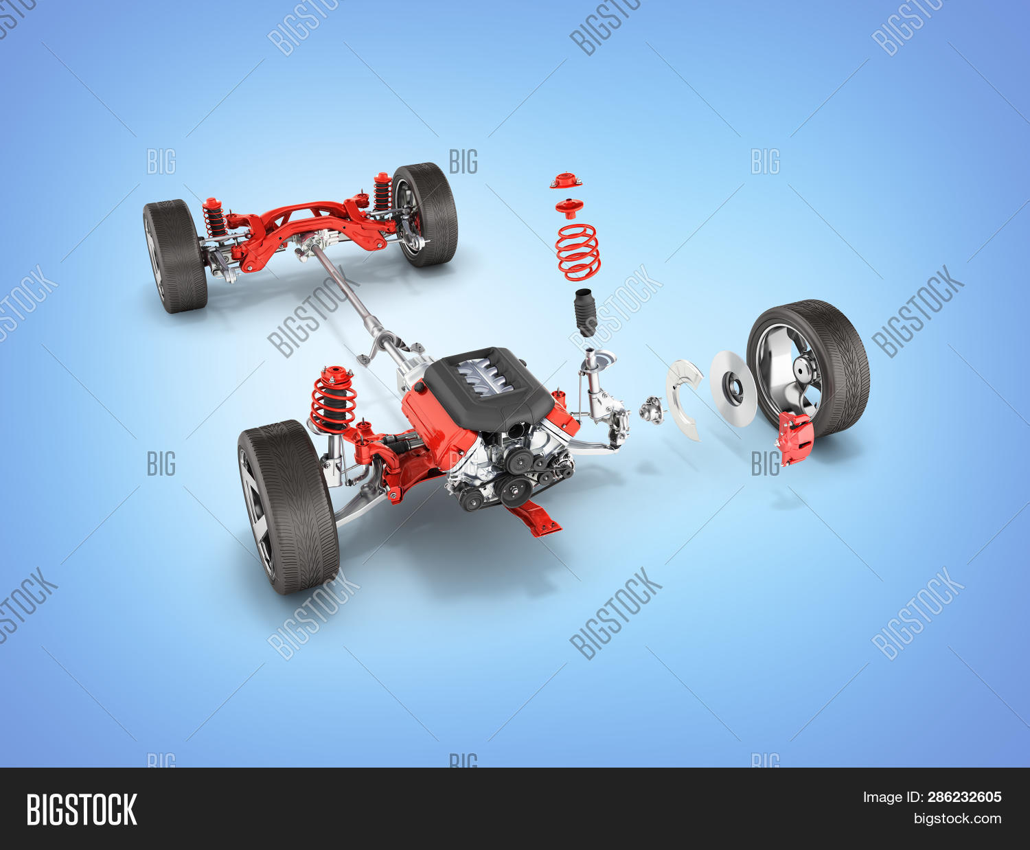 Suspension Car Wheel Image & Photo (Free Trial) | Bigstock