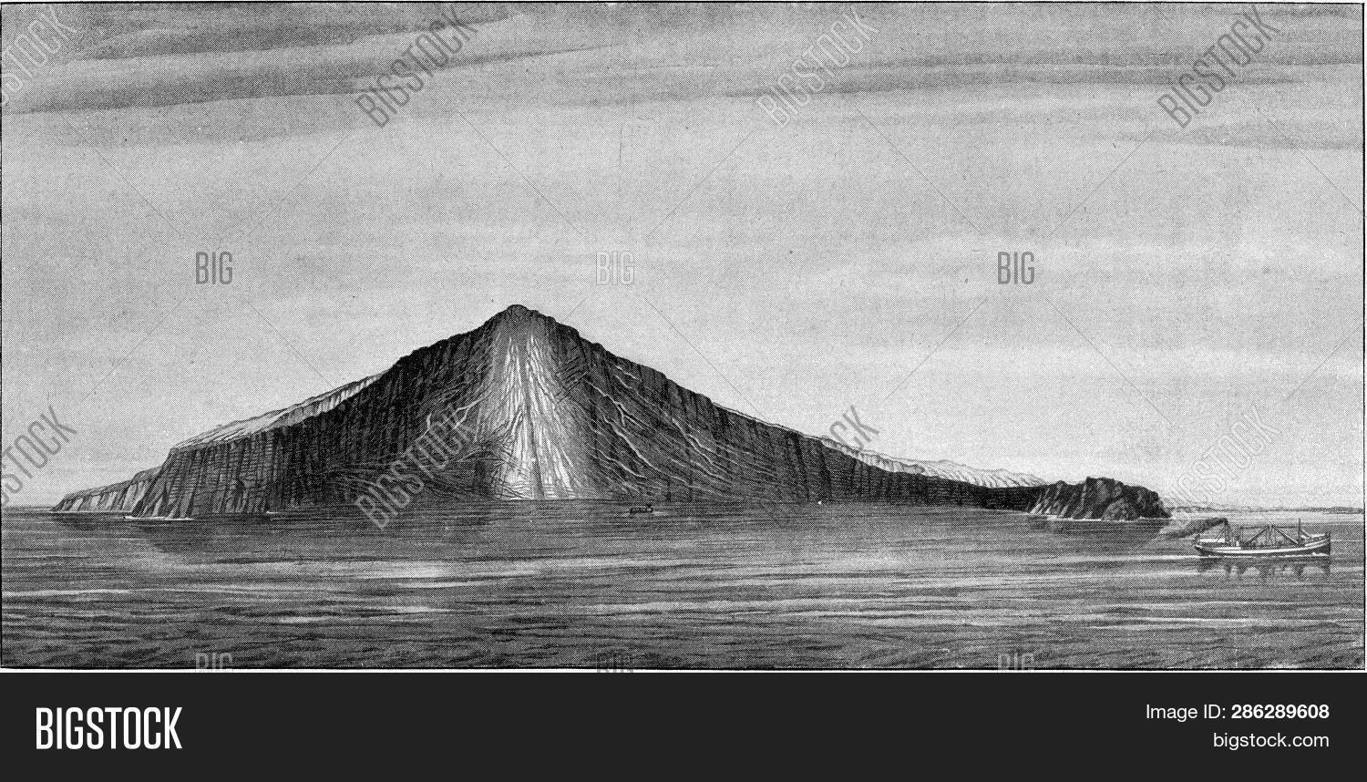 Krakatoa Eruption Drawing