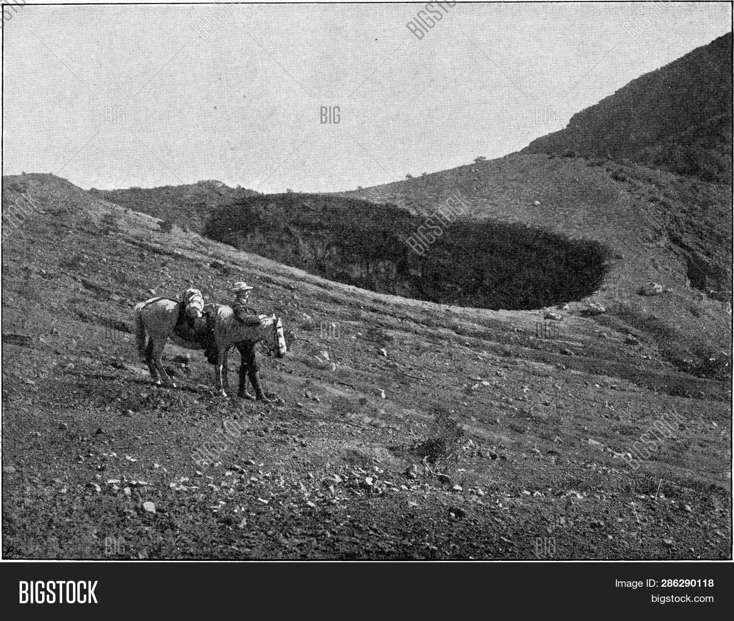 Crater Landslide Main Image & Photo (Free Trial) | Bigstock
