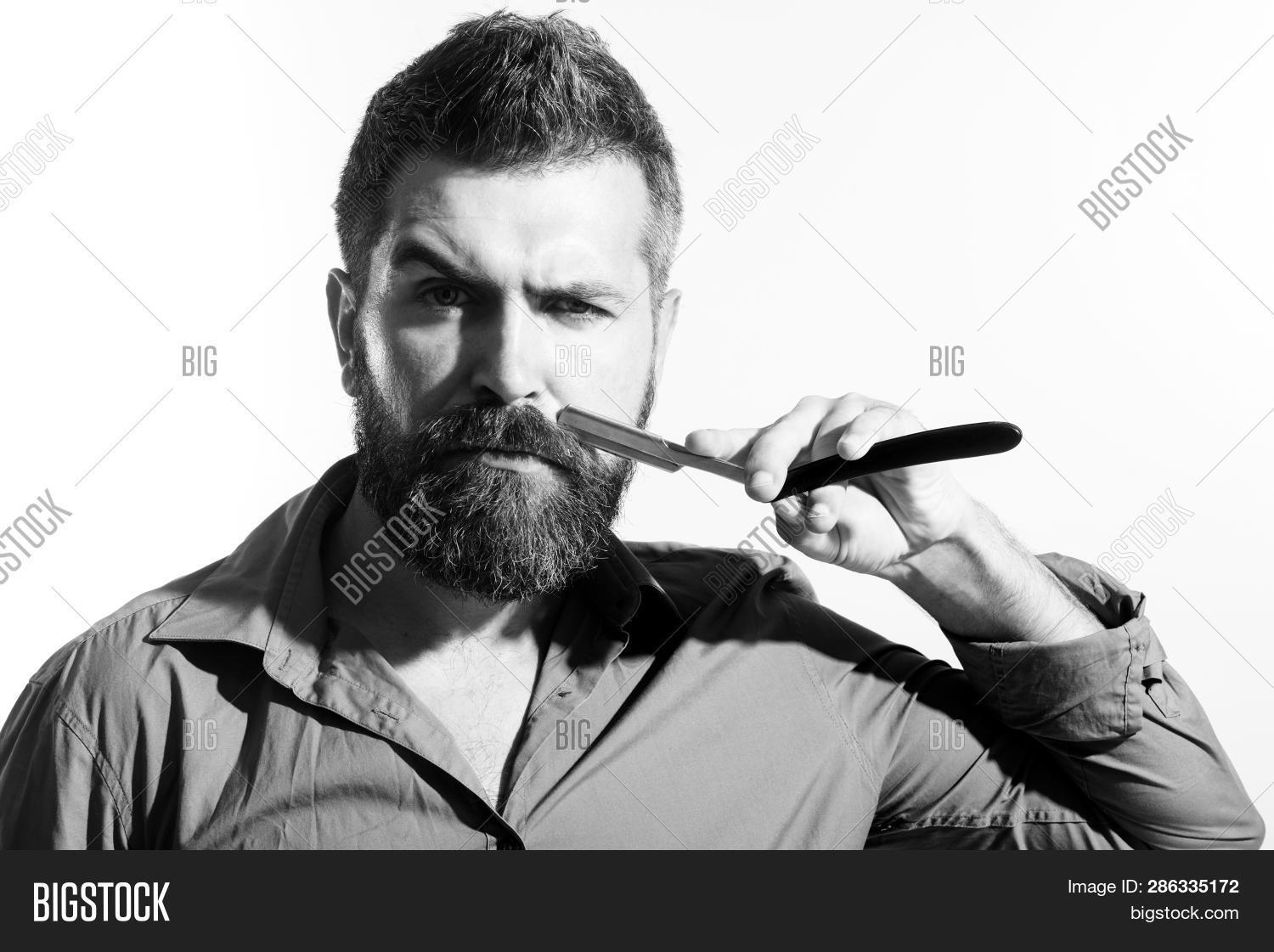 Barber Hold Straight Image & Photo (Free Trial) | Bigstock