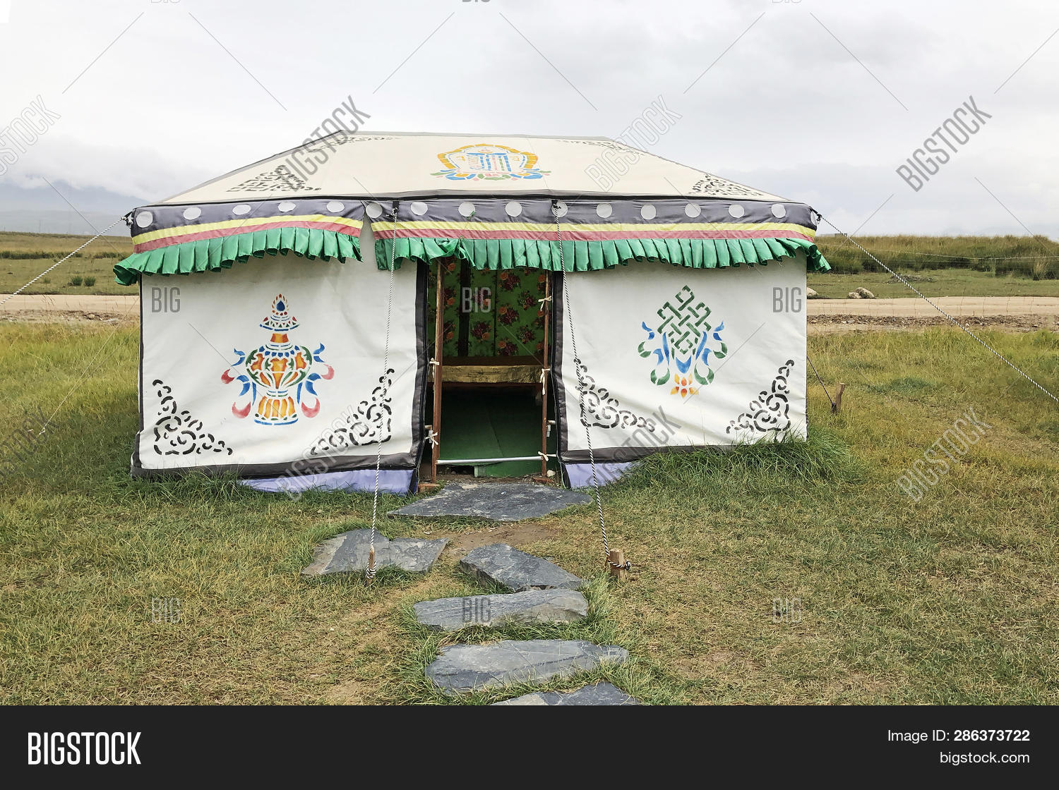 Square Yurt Tent. Image & Photo (Free Trial) | Bigstock