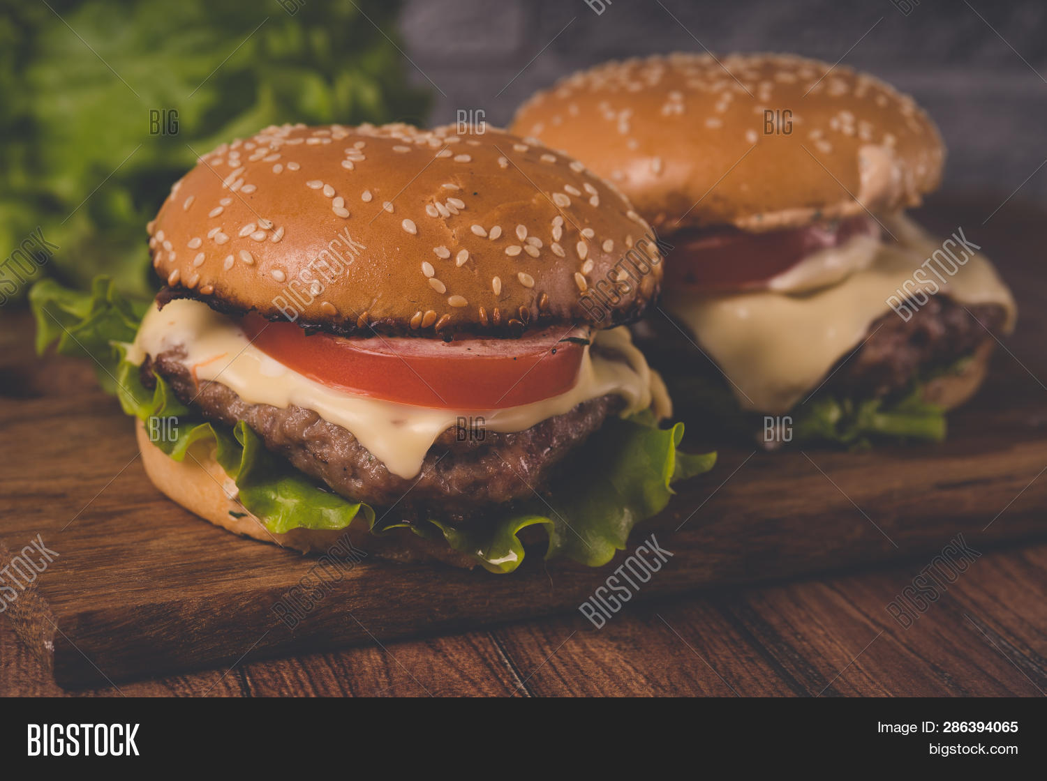 Hamburger Sandwich On Image & Photo (Free Trial) | Bigstock