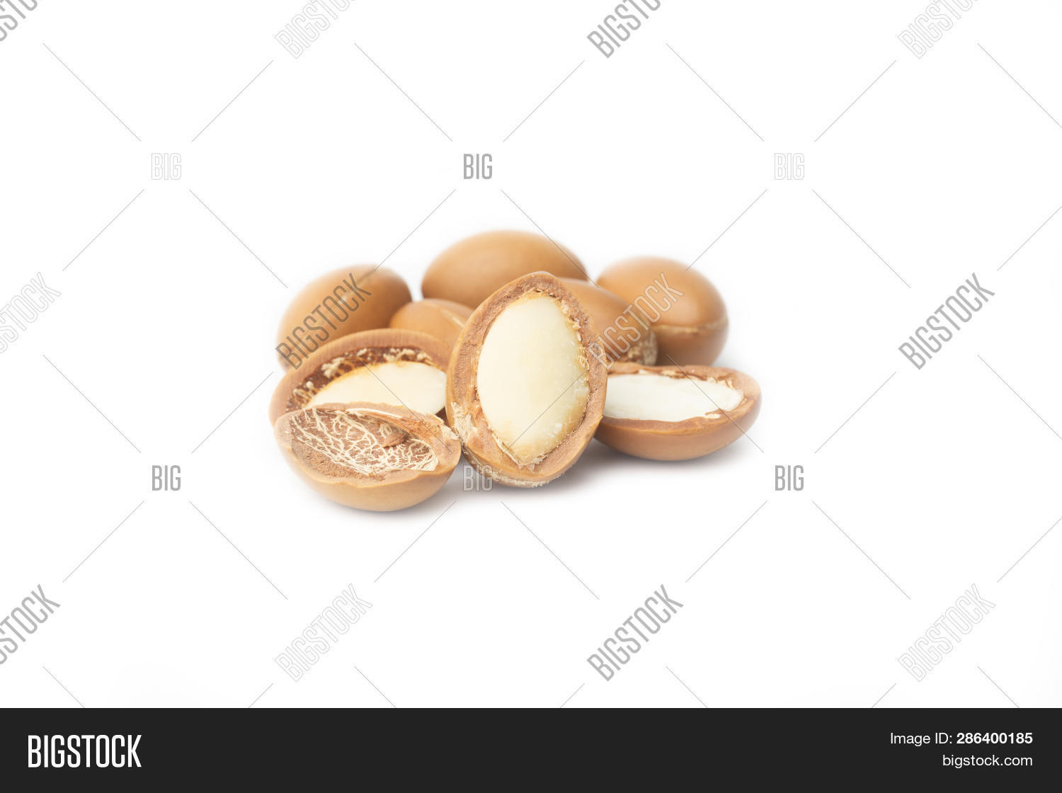 Argan Seeds Isolated Image & Photo (Free Trial) | Bigstock