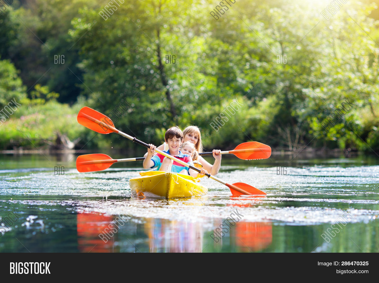 Child On Kayak. Kids Image & Photo (Free Trial) | Bigstock
