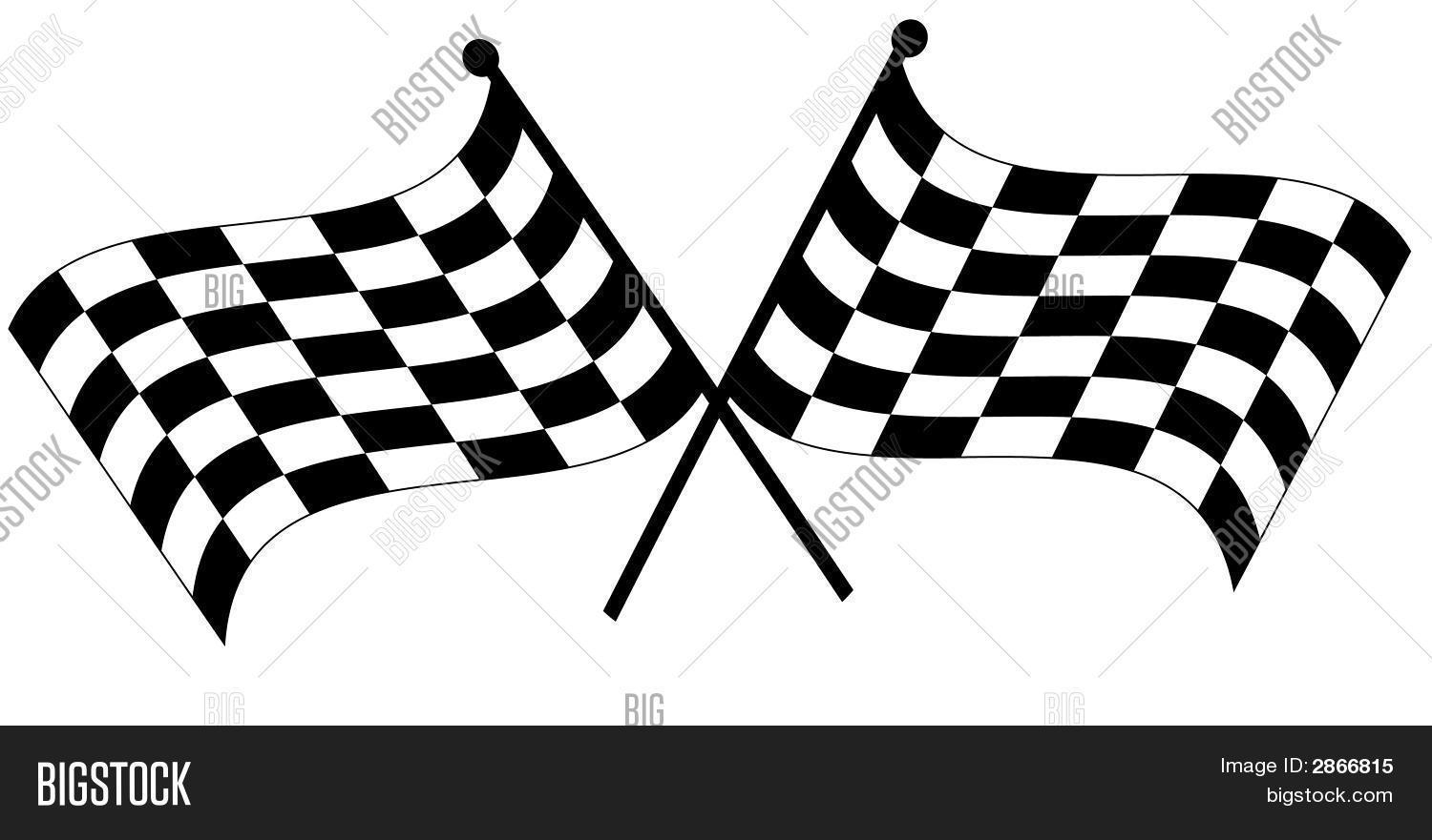 Checkered Flag Two Image & Photo (Free Trial) | Bigstock