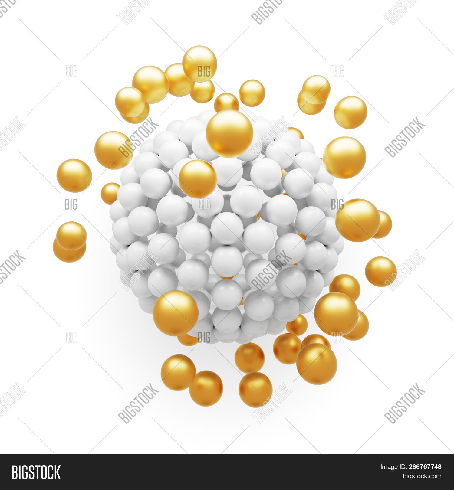 Gold Molecular Structure
