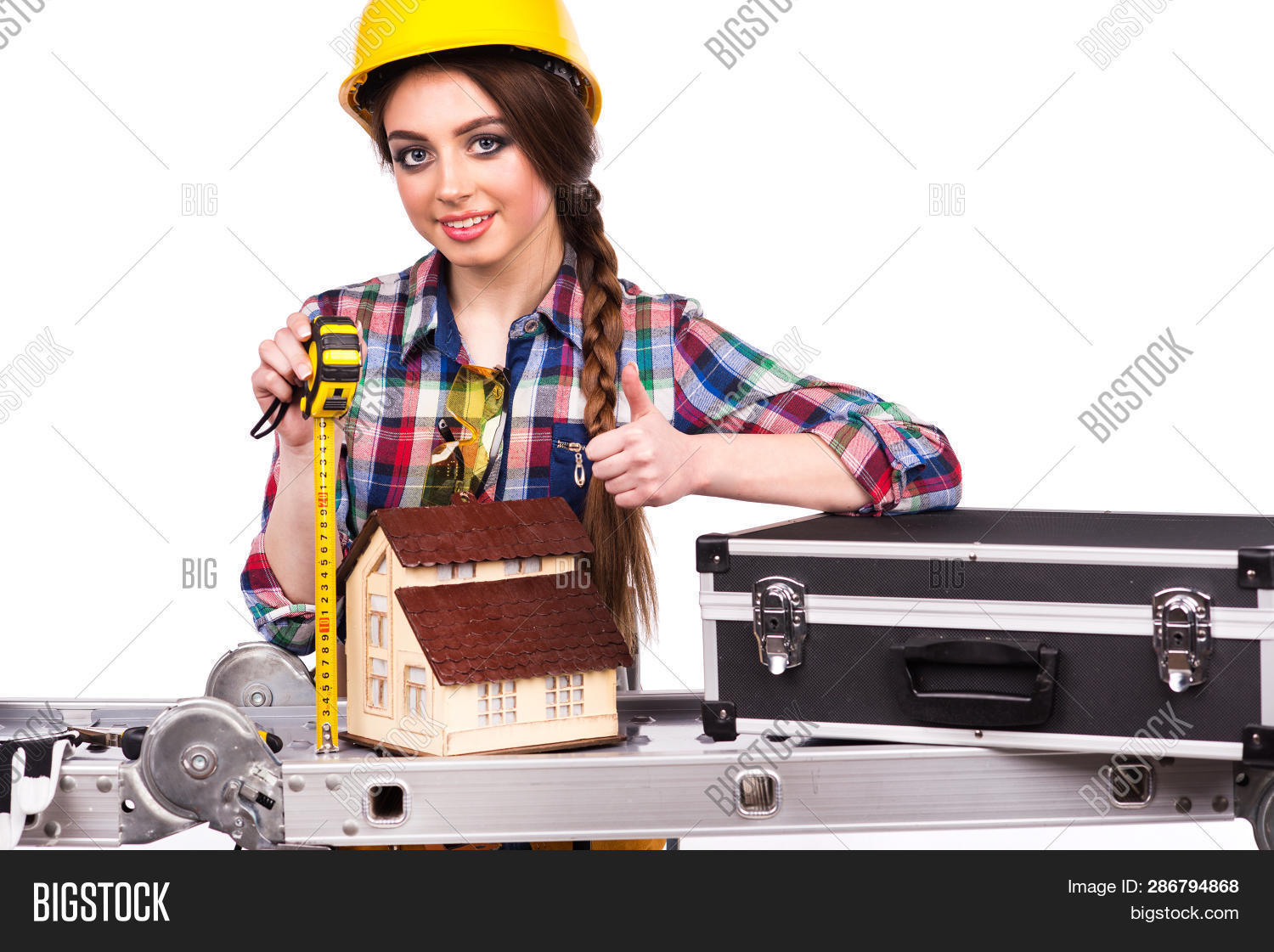 Beautiful Girl Builder Image & Photo (Free Trial) | Bigstock