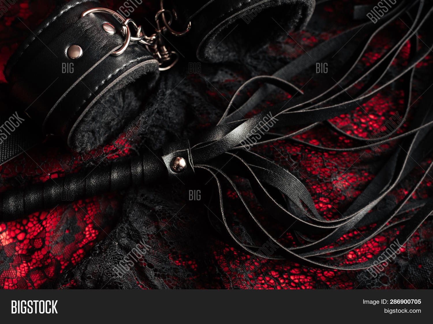Handcuffs Whip Womens Image & Photo (Free Trial) | Bigstock