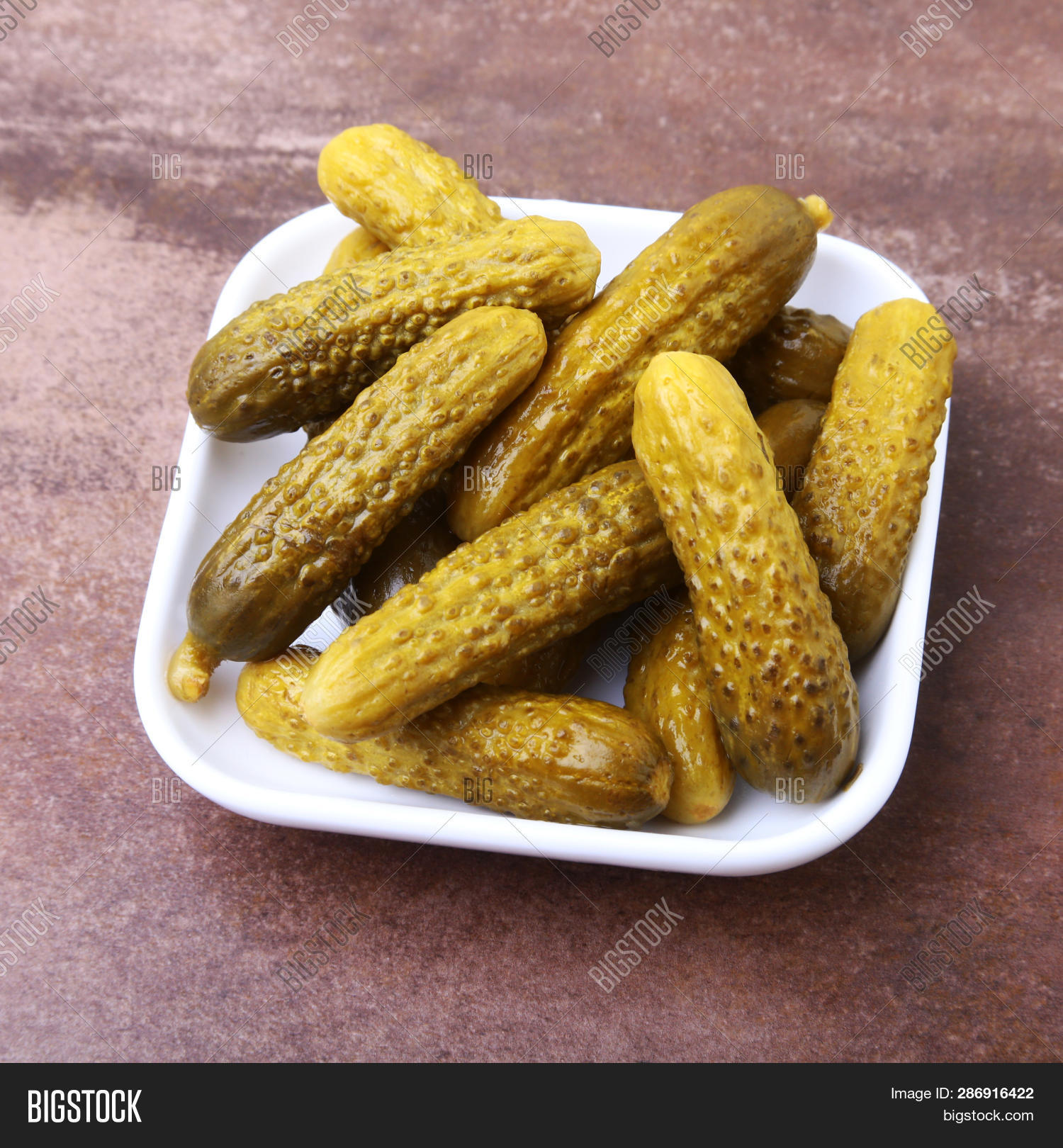 Pickles. Bowl Pickled Image & Photo (Free Trial) | Bigstock
