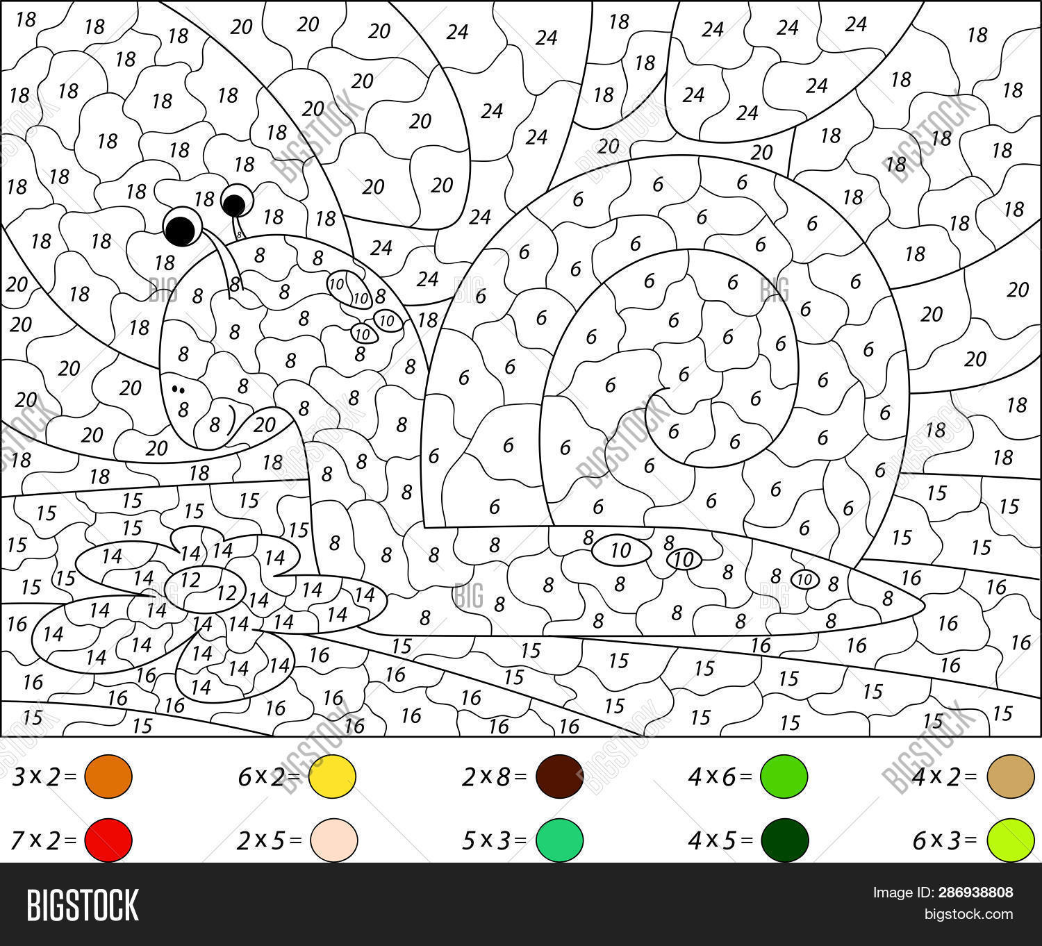 Cartoon Snail On Vector & Photo (Free Trial) | Bigstock