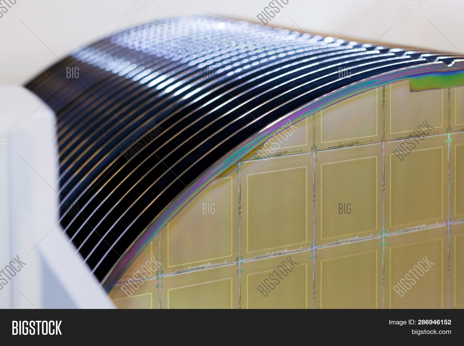 Silicon Wafers White Image & Photo (Free Trial) | Bigstock