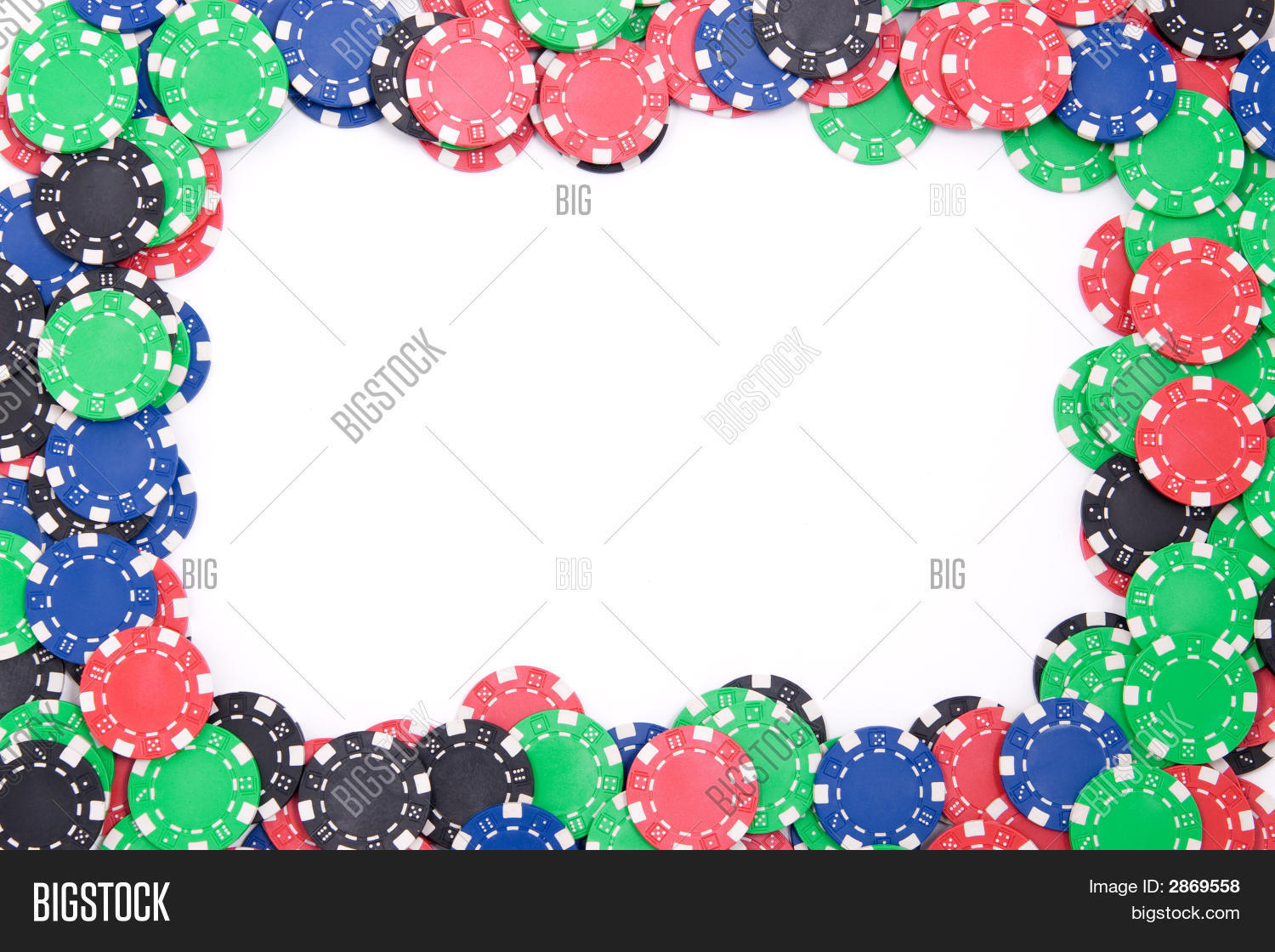 Poker Chips Frame Image & Photo (Free Trial) | Bigstock