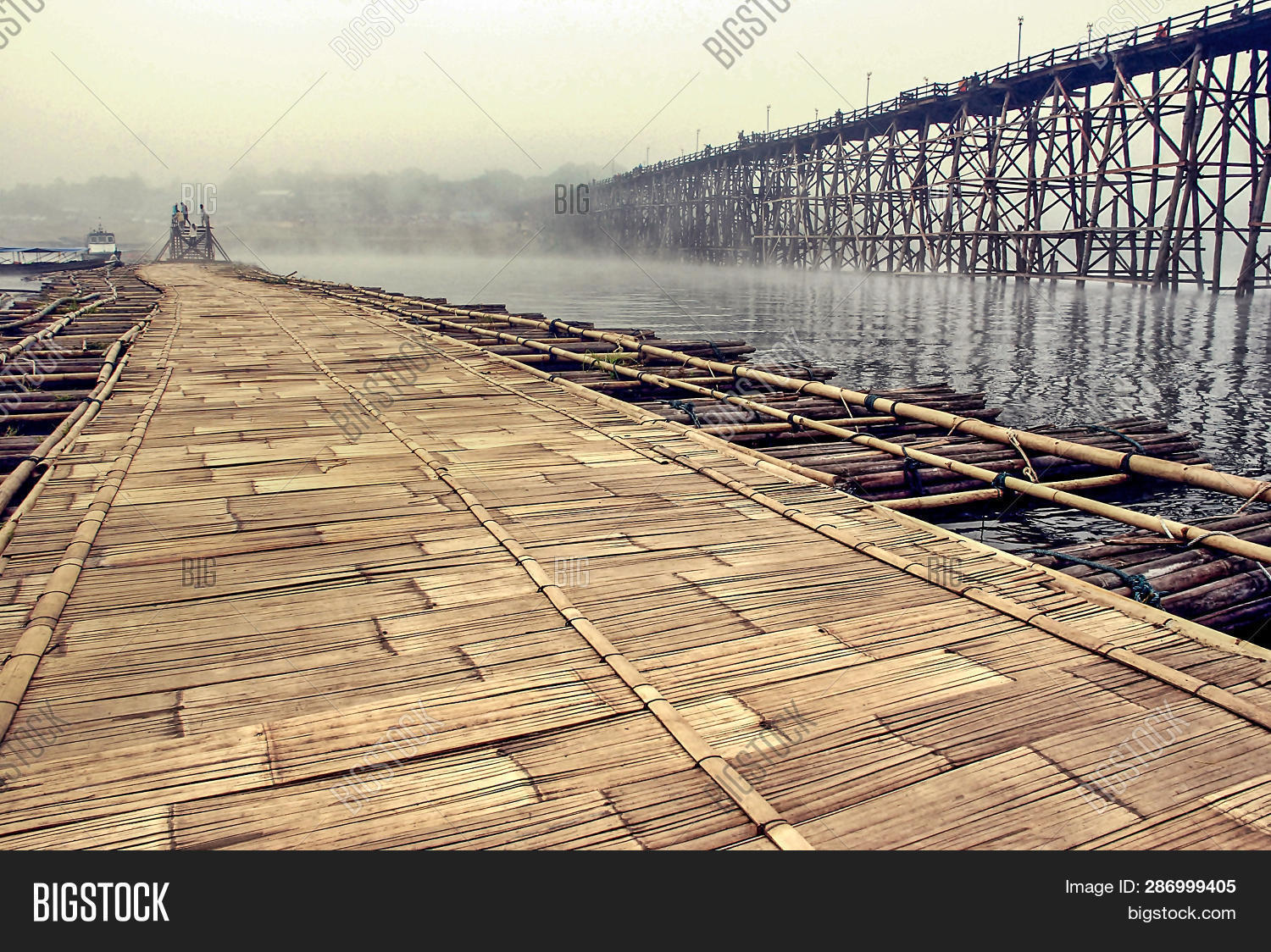 Mon Wood Bridge Image & Photo (Free Trial) | Bigstock