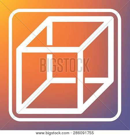 Wired Cube Sign Vector & Photo (Free Trial) | Bigstock