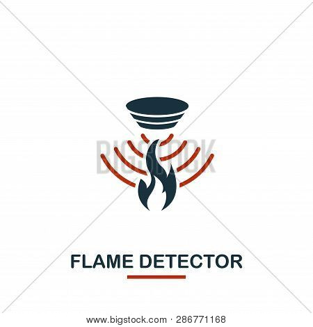 Flame Detector Icon Vector & Photo (Free Trial) | Bigstock