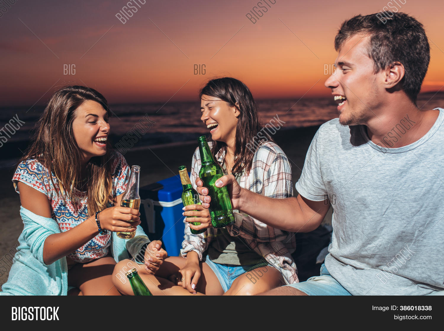 Young People Having Fun At A Party