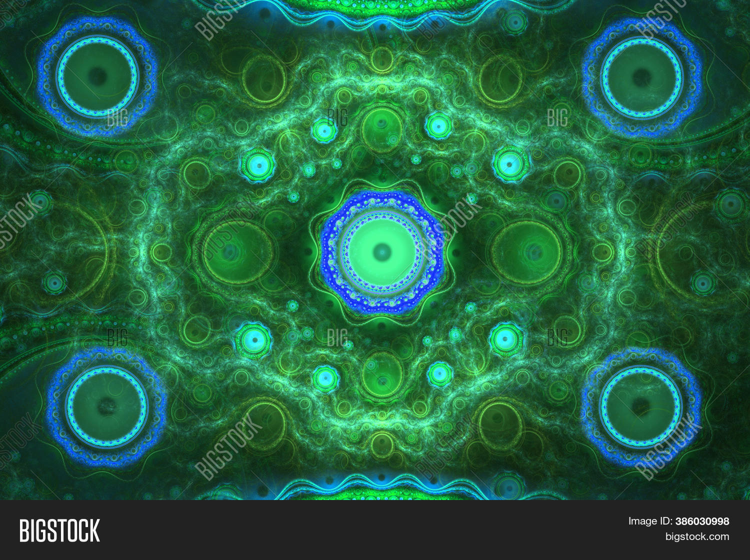Green Fractal Image & Photo (Free Trial) | Bigstock