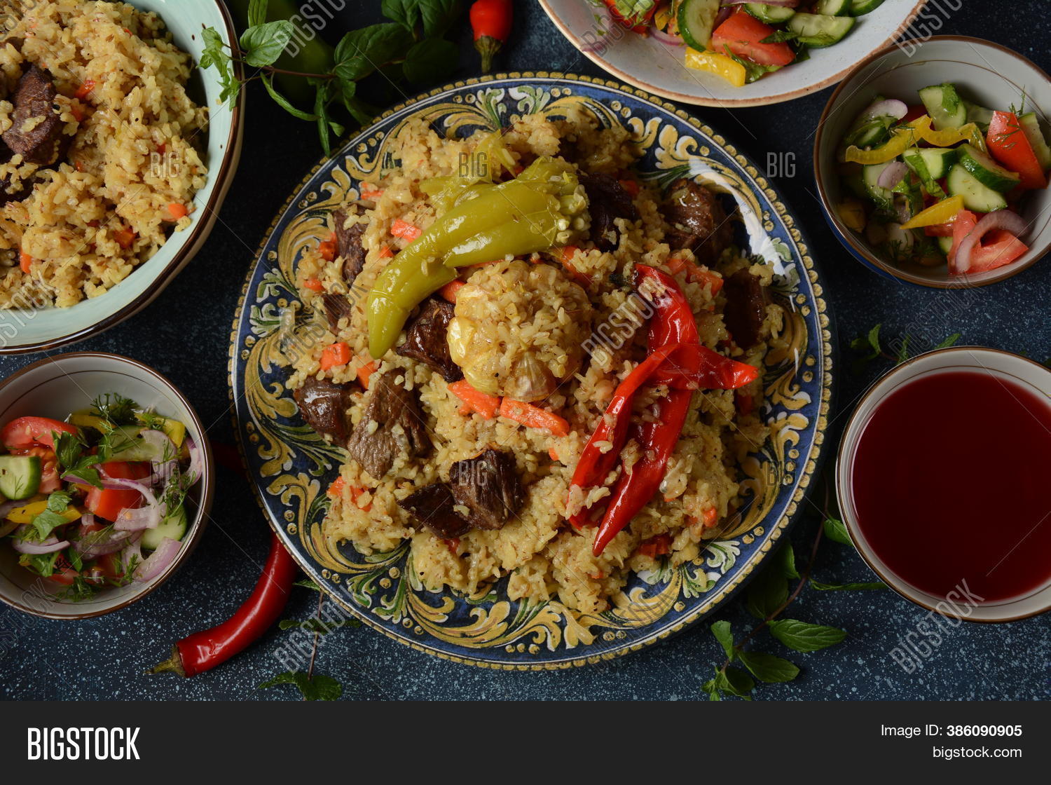 Uzbek Cuisine (food) Image & Photo (Free Trial) | Bigstock