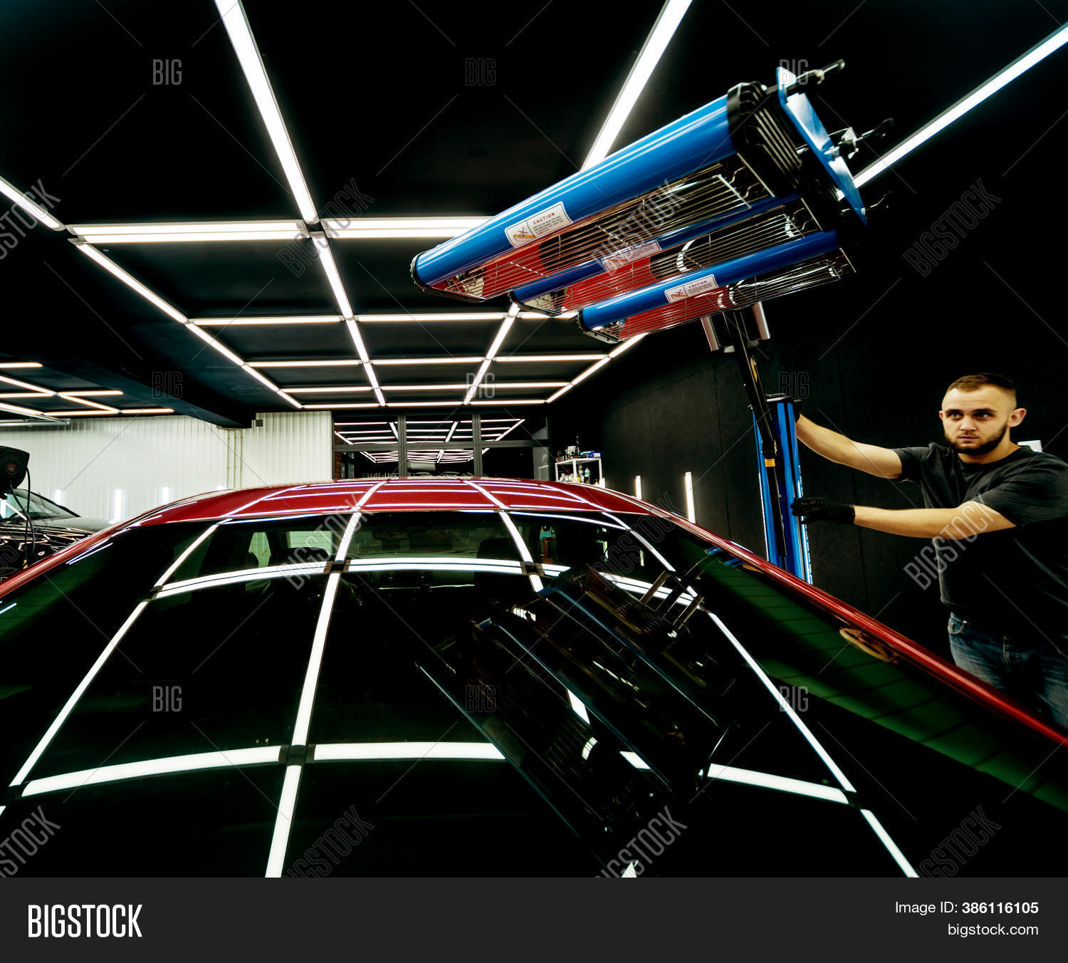 Infrared Lamps Drying Image & Photo (Free Trial) | Bigstock