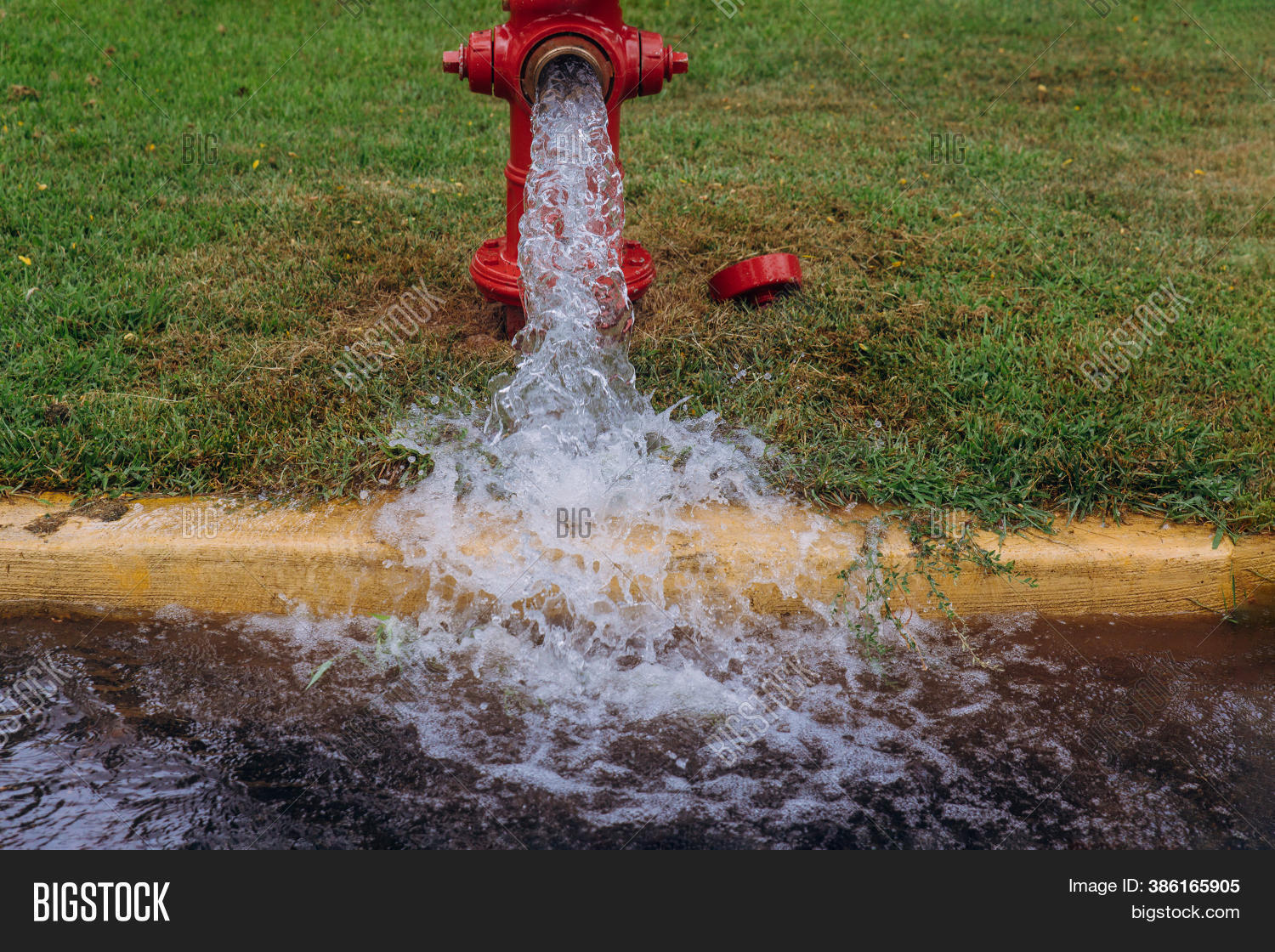 Open Fire Hydrant Image & Photo (Free Trial) | Bigstock