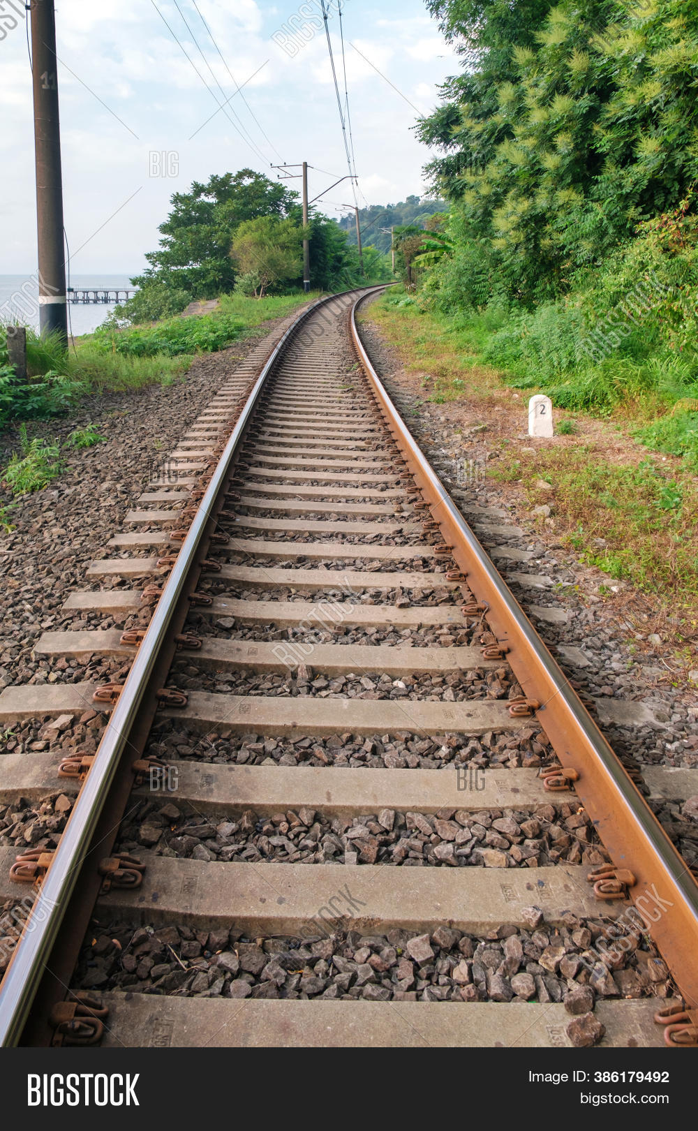 Railway Tracks Through Image & Photo (Free Trial) | Bigstock