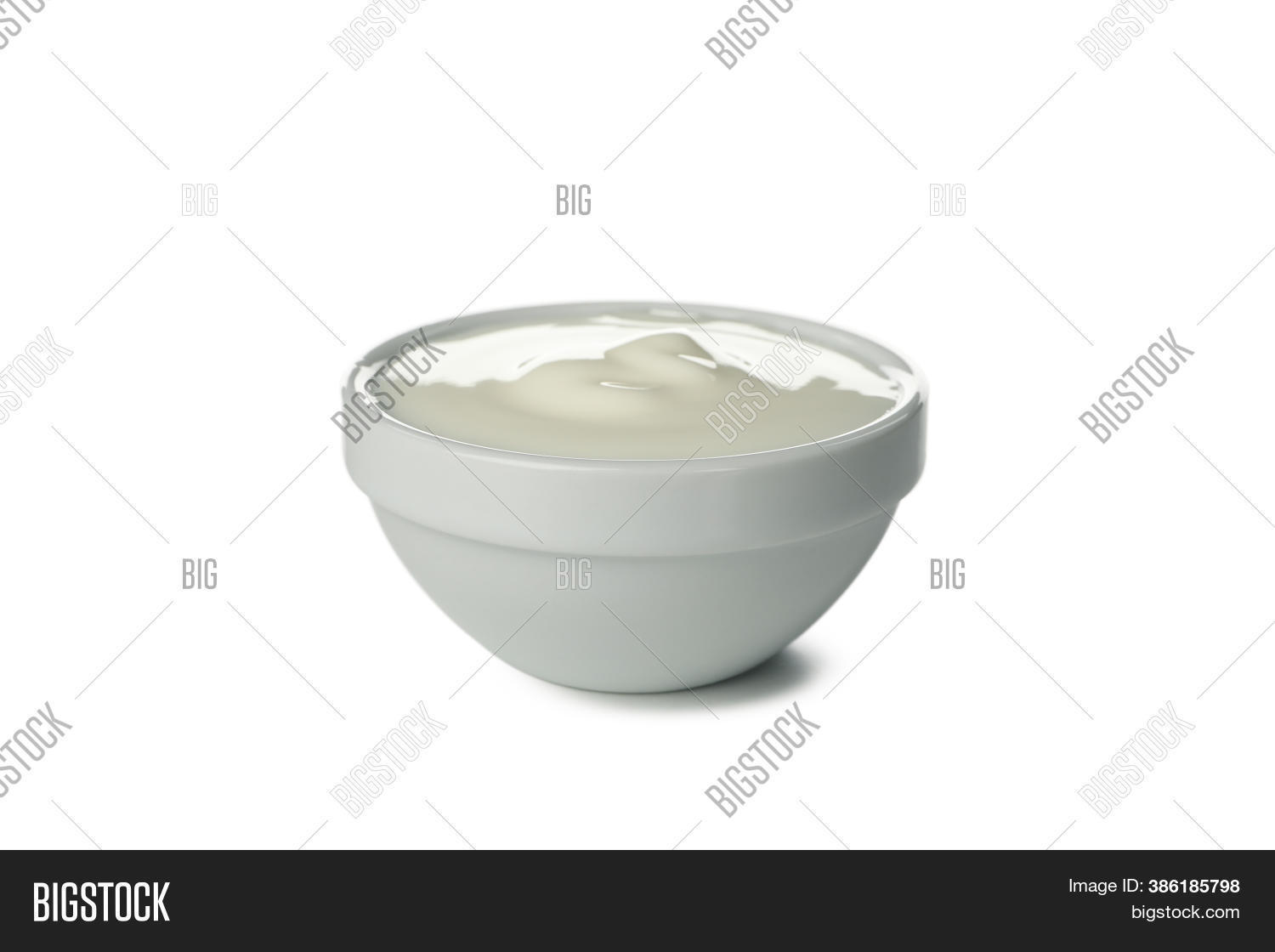 Bowl Sour Cream Yogurt Image & Photo (Free Trial) | Bigstock