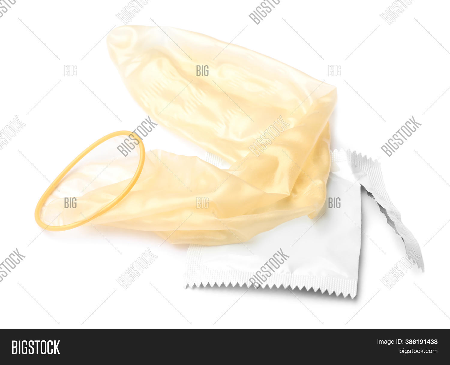 Unrolled Condom Image And Photo Free Trial Bigstock
